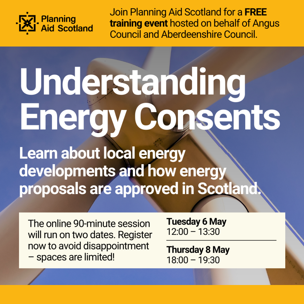 Understanding Energy Consents - Planning Aid Scotland